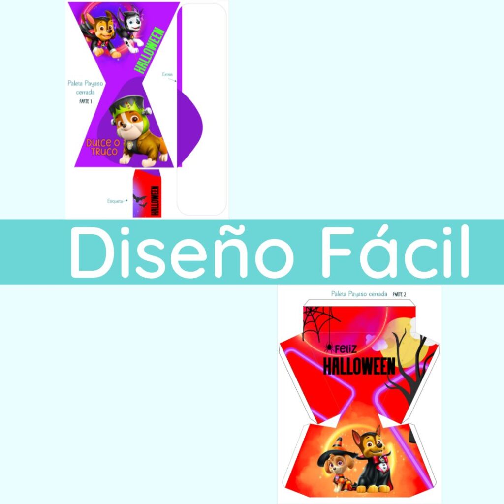 Paleta Unicornio Halloween