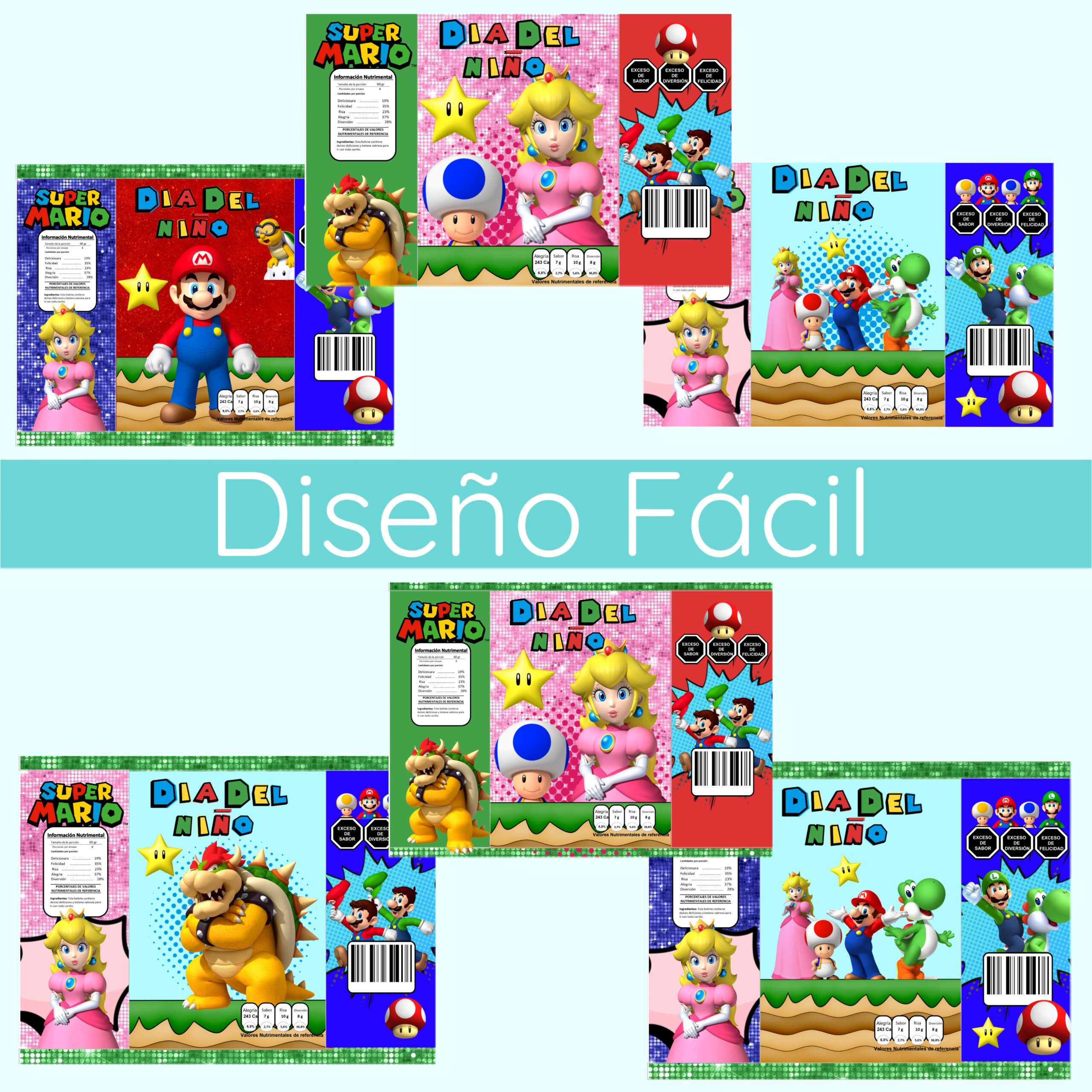 Bolsitas chips Mario Bross | regalos-detalles