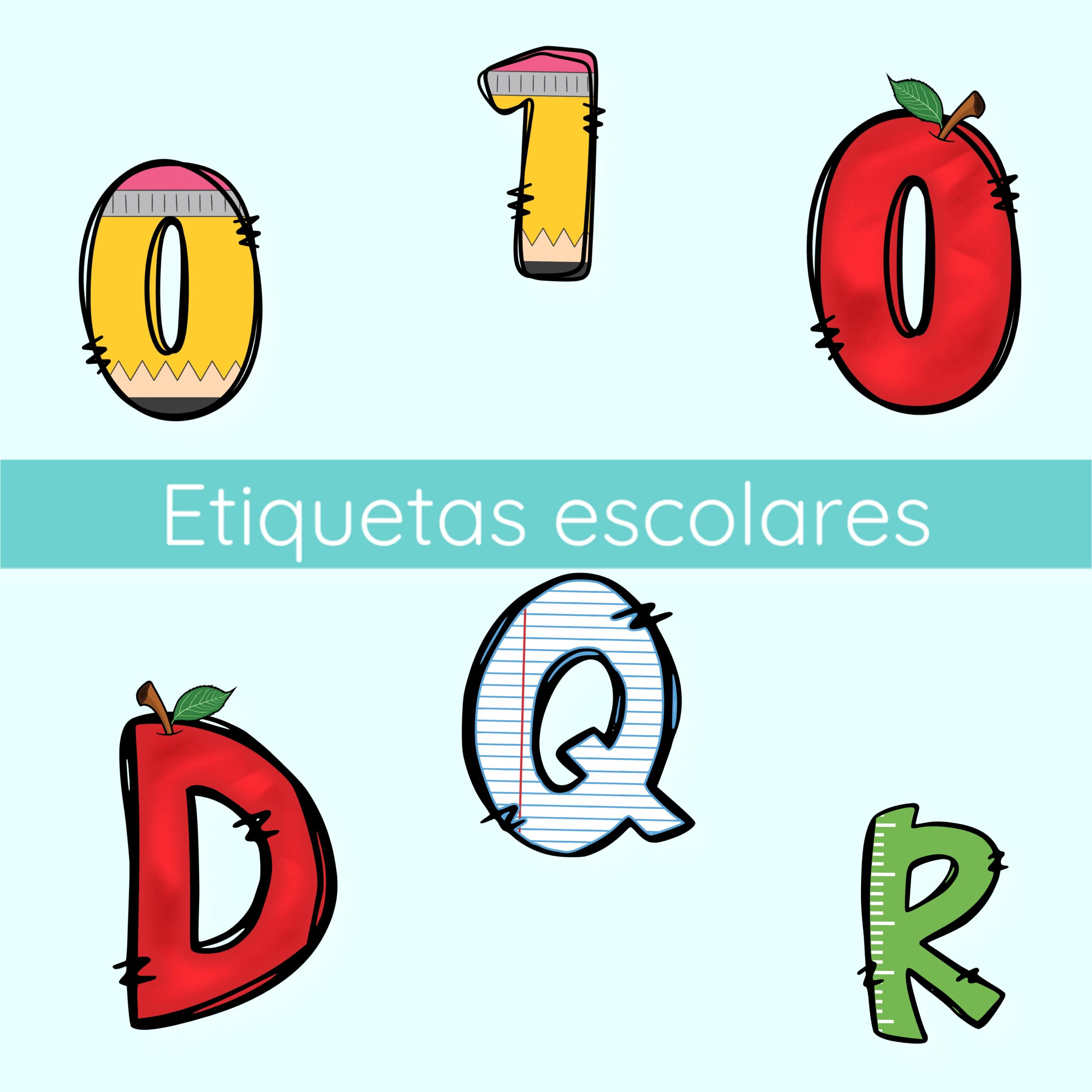 4 bellos abecedarios de regreso a clases | regalos-detalles