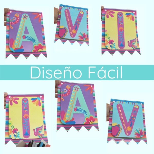 Banderines Viva Mexico